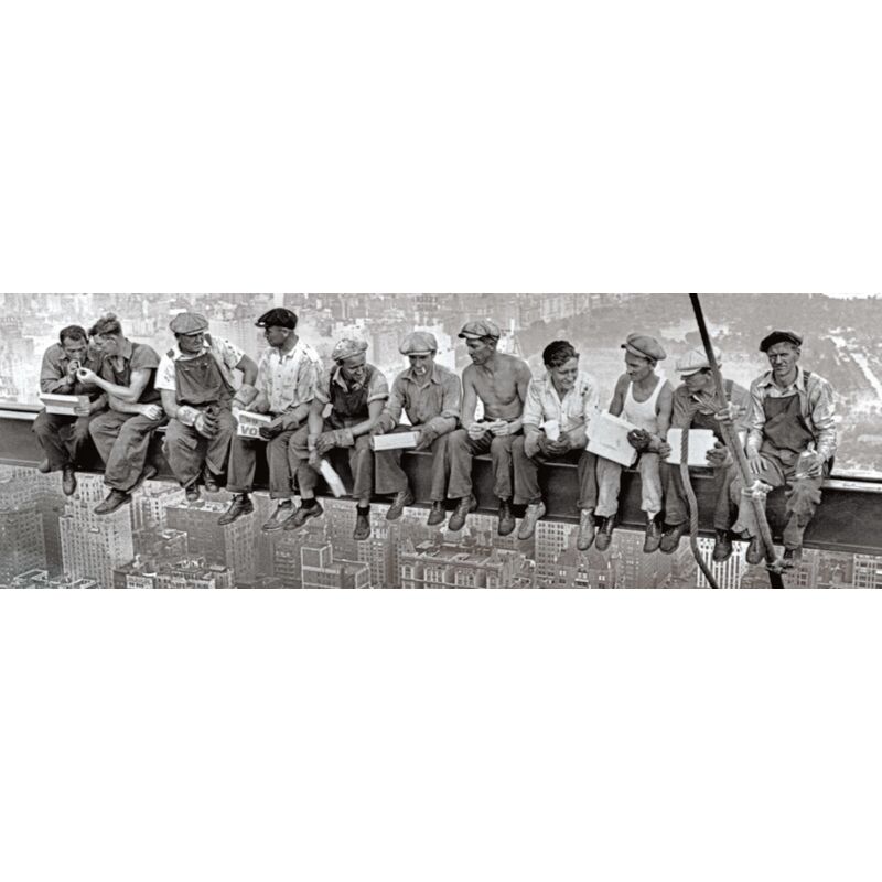 Poster Lunch Atop a Skyscraper 158x53cm.