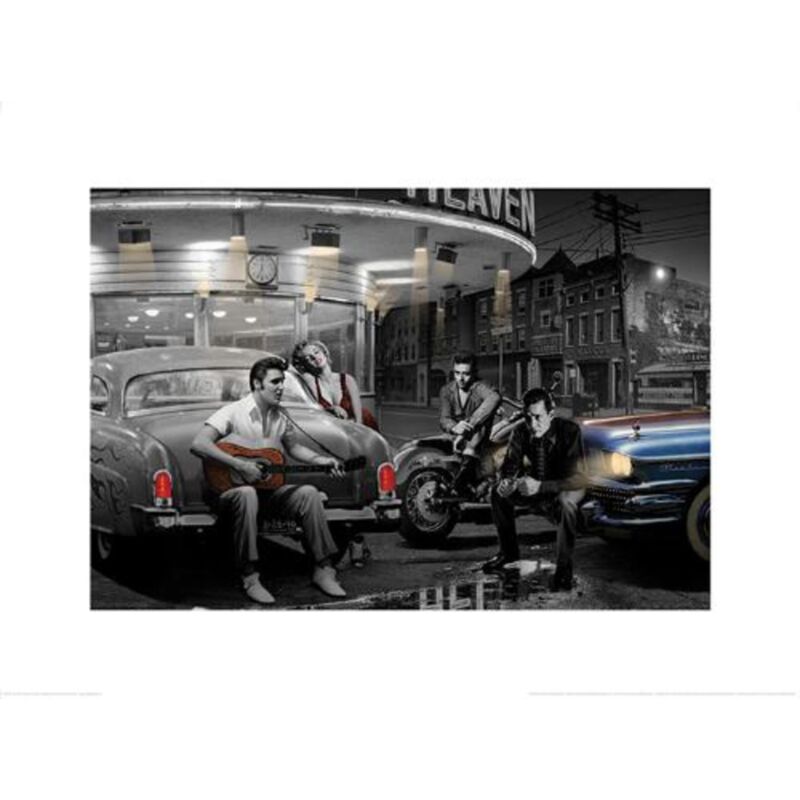 Affiche Art Legendary Crossroads Chris Consani 60x80cm.