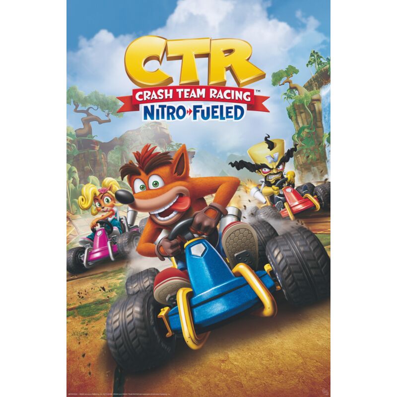 Poster Crash Team Racing Cover 61x91.5cm.