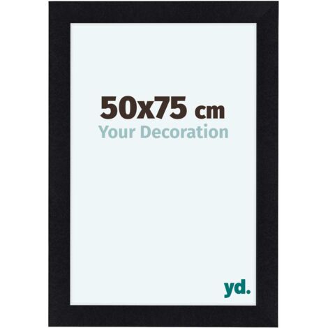yd. - Cadre photo 50x75 - Noir Mat - MDF - Como