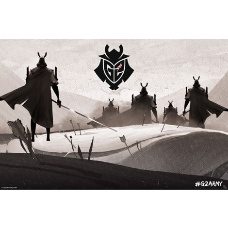 Poster G2 Esports Samurai 91.5x61cm.