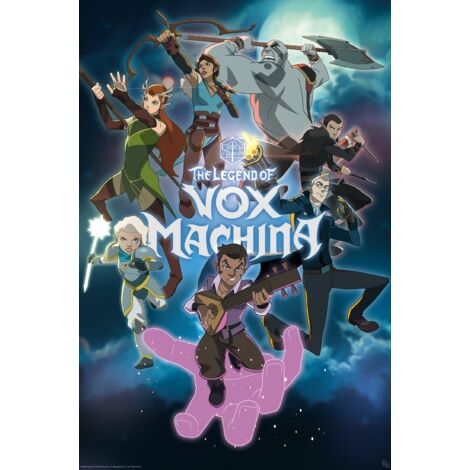 Poster The Legend of Vox Machina Group 61x91.5cm.