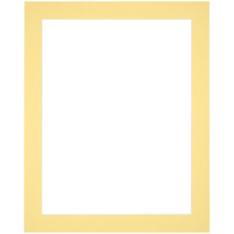 yd. - Cadre photo - Jaune - Carton 630 g/m2