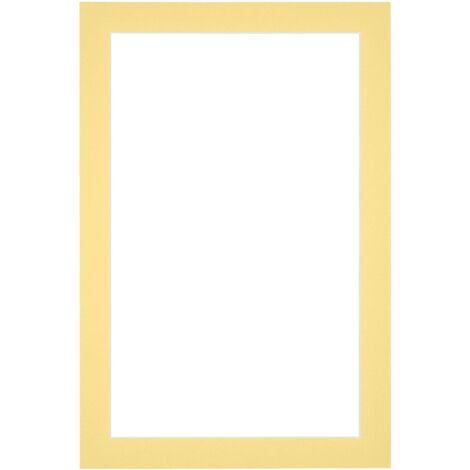 yd. - Cadre photo - Jaune - Carton 630 g/m2