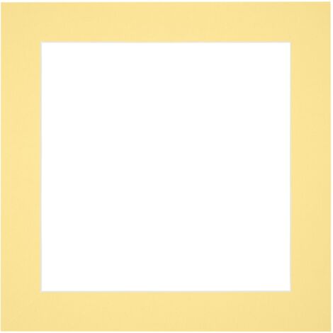 yd. - Cadre photo - Jaune - Carton 630 g/m2