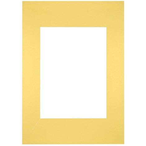 yd. - Cadre photo - Jaune - Carton 630 g/m2