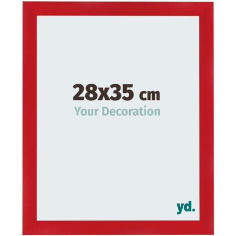 yd. - Cadre photo 28x35 - Rouge - MDF - Pisa