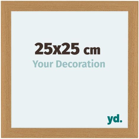 yd. - Cadre photo 25x25 - Hêtre - MDF - Como