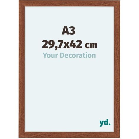 yd. - Cadre photo A3 29.7x42 - Noyer - MDF - Como