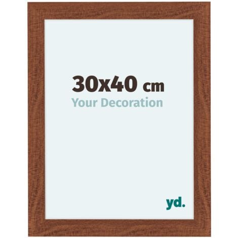 Cadre Photo 30x40cm Noyer MDF Como.