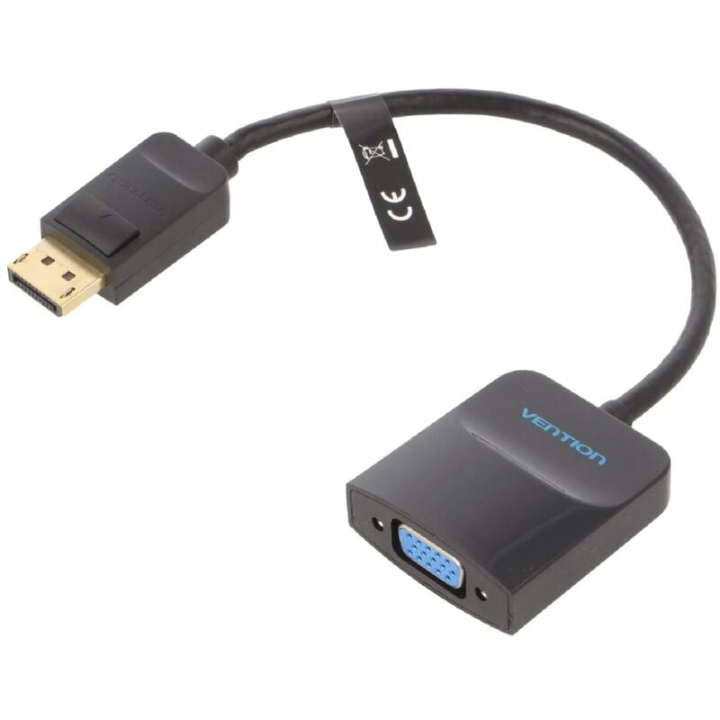 Cable D-Sub femelle vers DisplayPort male 0.15m noir