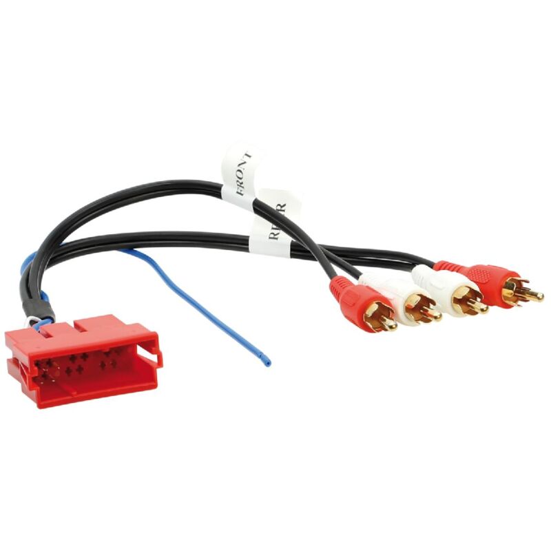 Fiche Iso Autoradio AIM4 compatible avec Audi Alfa VW - Ampli MINI ISO RCA