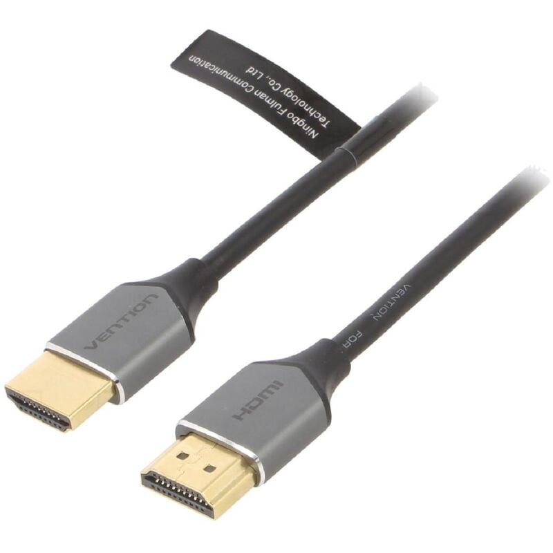 Cable HDCP 2.2 HDMI 2.0 male des deux cotes 1.5m gris
