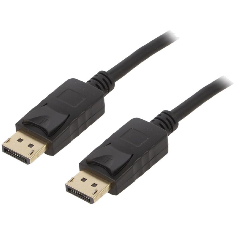 Cable DisplayPort 1.2 male des deux cotes 10m - noir