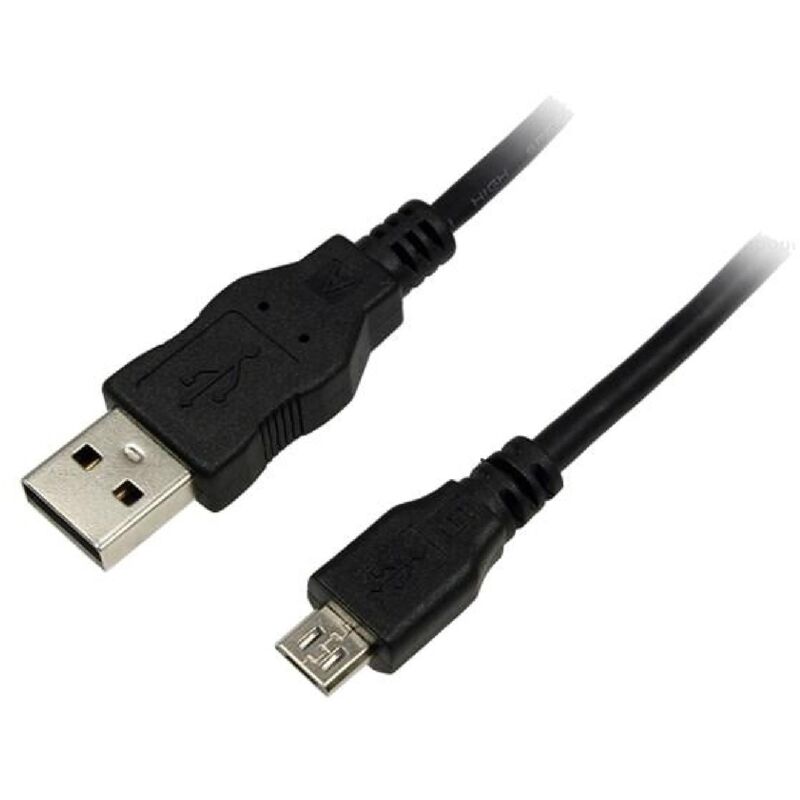 Cable USB A male USB B micro prise male 3m - Noir