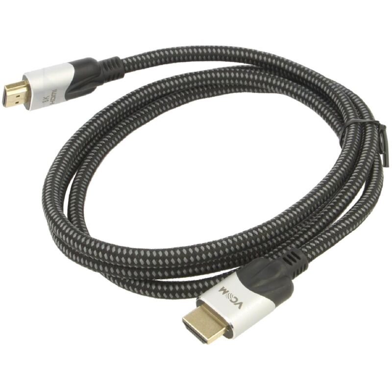 Cable HDCP 2.2 HDMI 2.1 male des deux cotes 1.5m noir