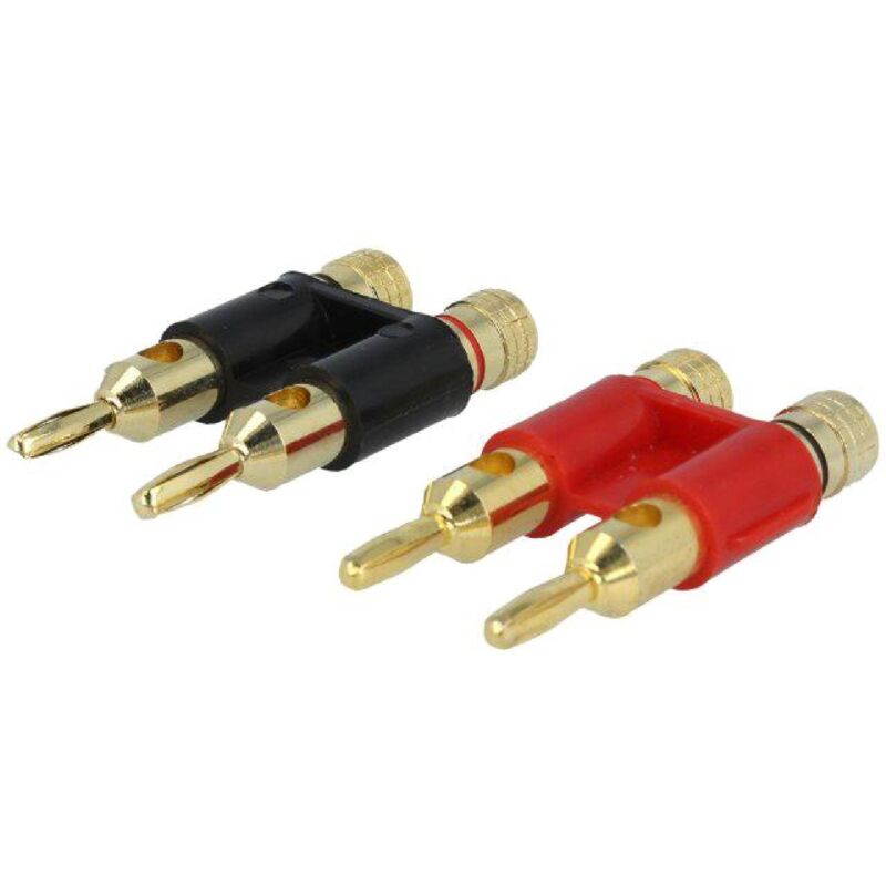 Connecteurs Banane 4 a 6mm2 Double Prise male