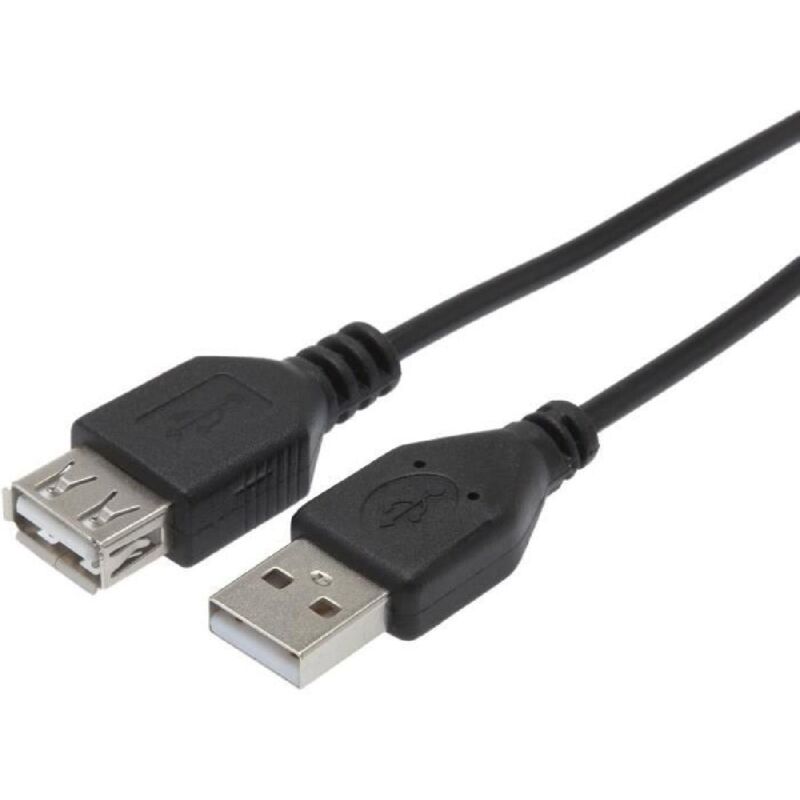Rallonge USB 2.0 USB-A-USB-A - Male-Femelle - Noir - 3m