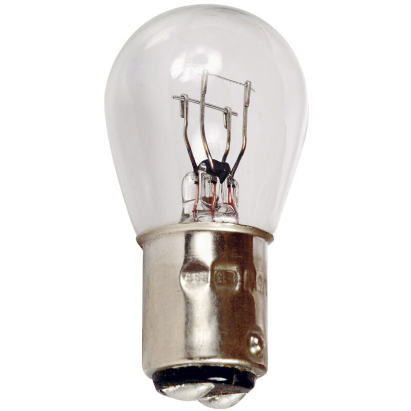 10 Ampoules BAY15D 12V 5-21W 3300K Feux Stop et Position Plots Alignes