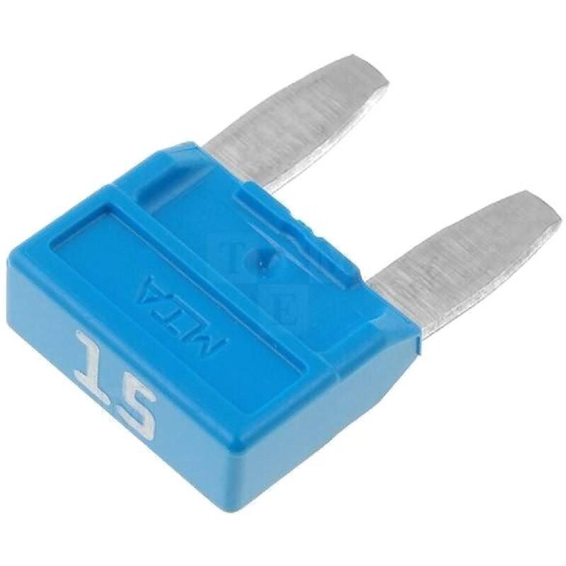 10x Mini Fusibles 15A 11.9mm MINIVAL