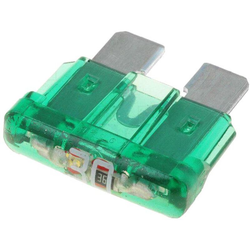 Fusible 30A 12VDC 19mm avec LED x10