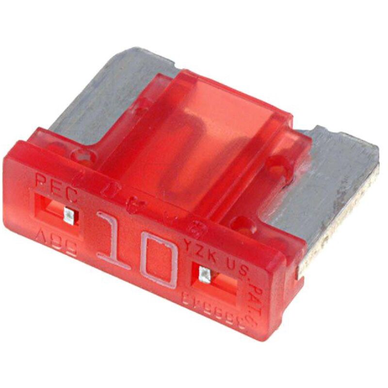 10x Mini Fusibles 10A MINIVAL Discret