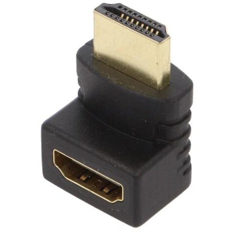 Adaptateur HDMI femelle 270o HDMI prise male - noir