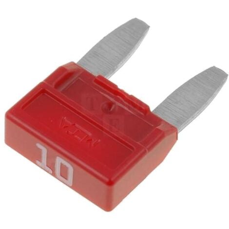 10x Mini Fusibles 10A 11.9mm MINIVAL