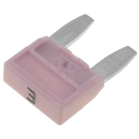 10x Mini Fusibles 3A 11.9mm MINIVAL