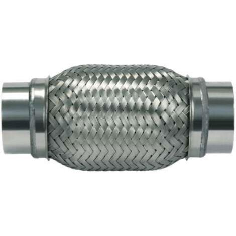 Raccord flexible Echappement type B - L150 - D51.5 - Avec sorties Inox ...