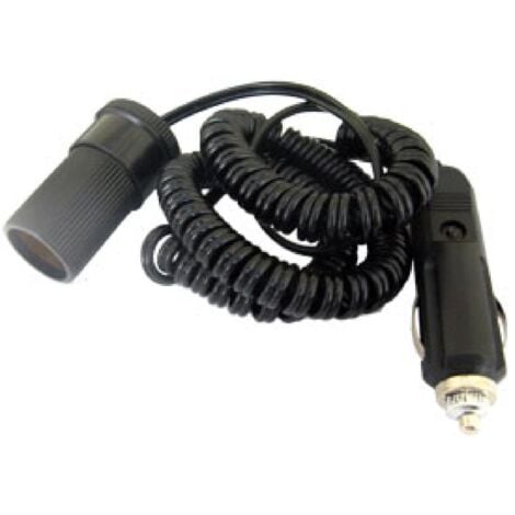 Rallonge 3m prise allume-cigare avec fusible 8A - 12V 24V 5A Max
