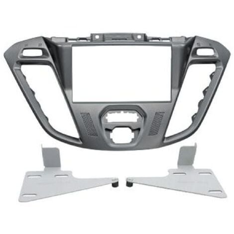 Kit 2DIN compatible avec FORD TRANSIT CUSTOM ap12 ARGENT Commander ref ...