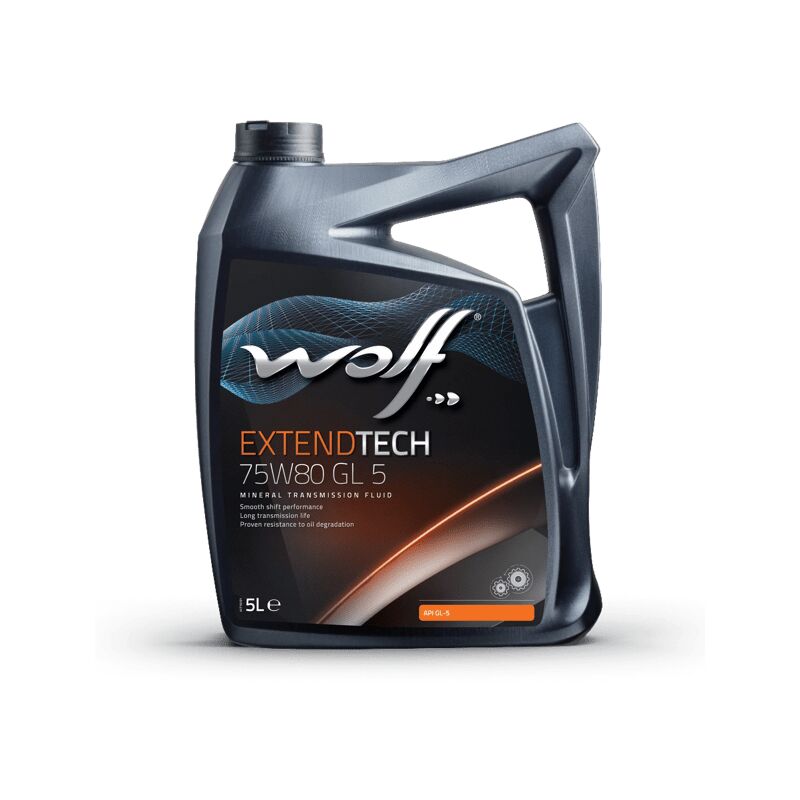 WOLF - Huile de transmission EXTENDTECH 75W80 GL 5 - Bidon de 5 litres - 8337772 - Ce produit de ...