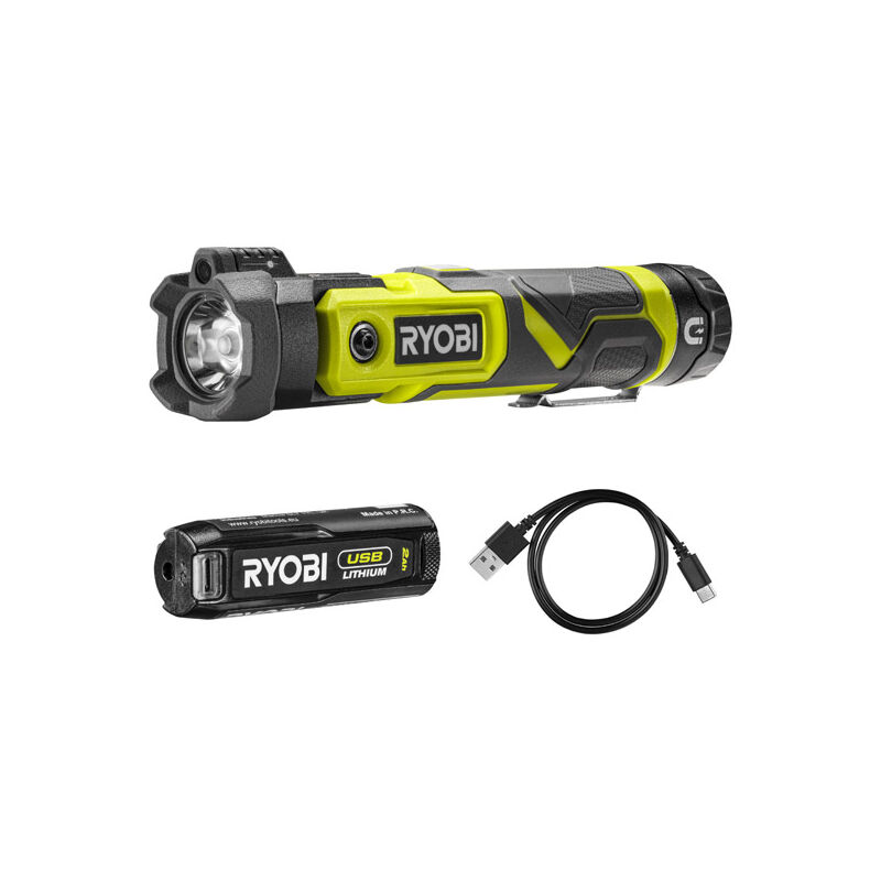 Ryobi USB Lithium Pivoting Light Kit (1x 2.0Ah) 4V RLP4-120G