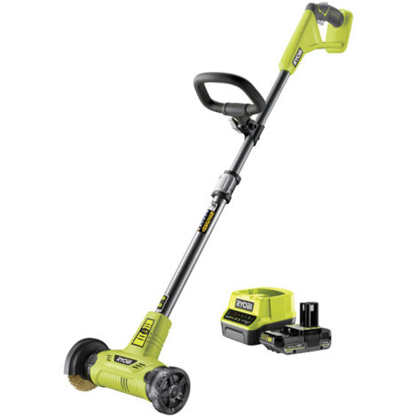 Ryobi ONE+ Patio Cleaner with Wire Brush 18V RY18PCA-120 2.0Ah Kit