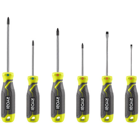Ryobi 6pc Screwdriver Set RHSDS6PC