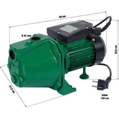 Bomba de agua de superficie de 970 W