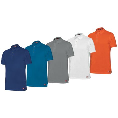 Polo da lavoro Industrial Starter Capri 08185 - L - Bianco