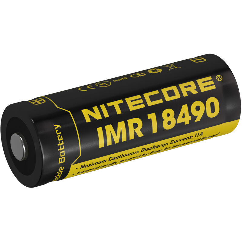Nitecore Li-Ion Akku 3,7V 1100mAh Typ 18490 IMR