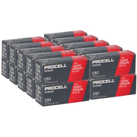 200x Procell Intense CR2 Lithiumbatterie 3V 920mAh