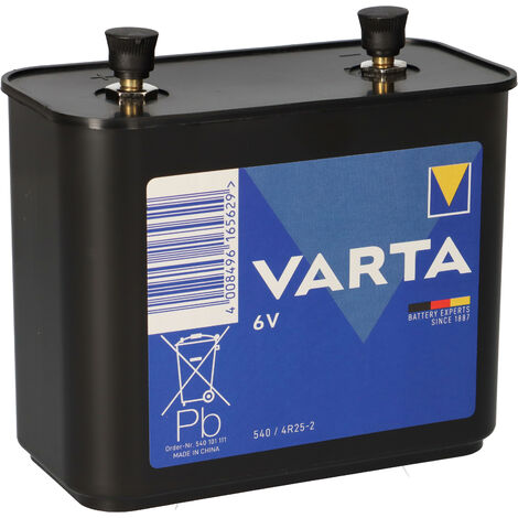 5x Varta V540 4R25-2 Blockbatterie 6V 19Ah 65F100 LR820