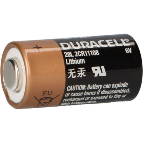4x Duracell Photobatterie PX28 Lithium 6V 150mAh (4x 1er Blister)
