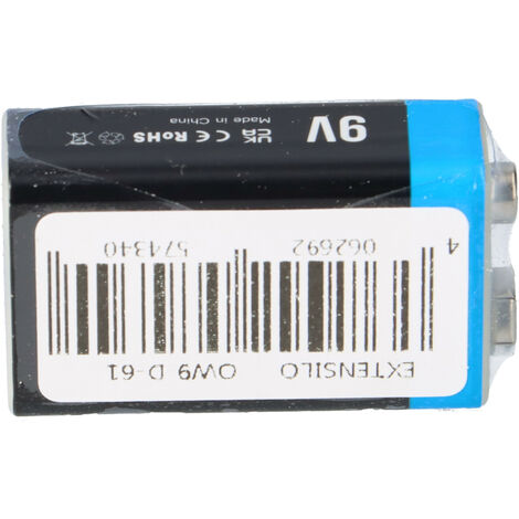 Akku 9V Block mit Micro-USB-Anschluss 1000mAh