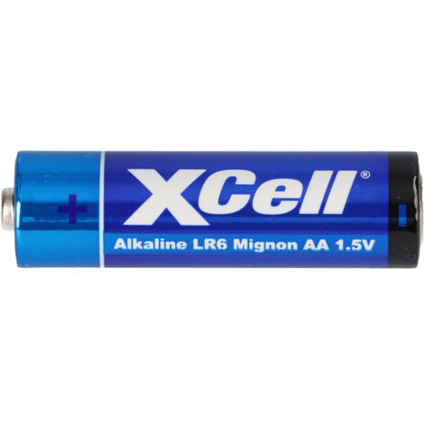 500x XCell AA LR6 Mignon Super Alkaline Batterie