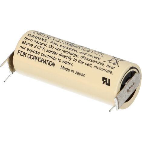 4x FDK Lithium 3V Batterie CR 17450 SE-FT1 A - Zelle Print 2/1