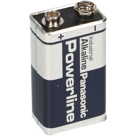10x Panasonic 6LR61 Powerline 9V-Block