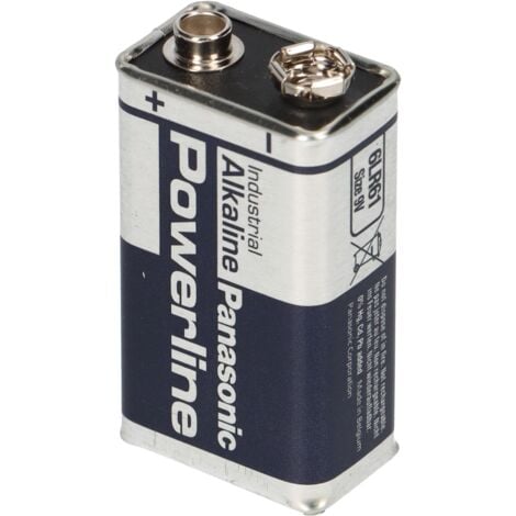 10x Panasonic 6LR61 Powerline 9V-Block