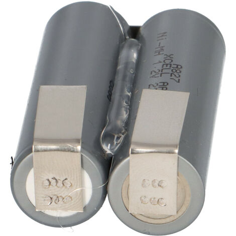 Akkupack 2,4V 2200mAh Spezial Industrie Akku AA Mignon Reihe mit Lötfahne
