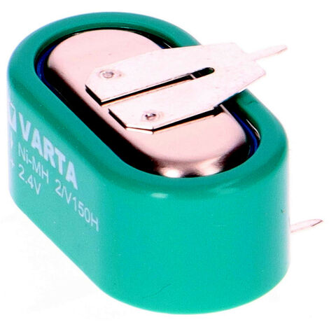 Varta Akkupack 2/V150H - 2,4V / 150mAh Säule, Print 2/1 ++/- VKB 55615 ...