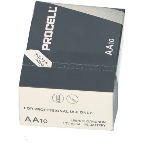 50x Duracell Procell MN1500 Mignon Mignon AA LR6 Batterie